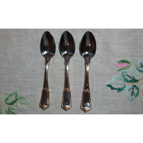 Retroneu | Dining | Vintage Retroneu Teaspoons Silverplate With Gold ...